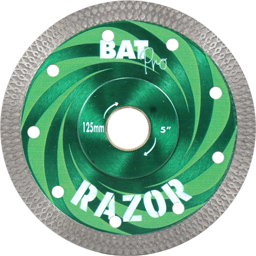 BAT Pro Diamond Mesh Turbo Rim Blade 105mm Razor – Port Kembla Tiles